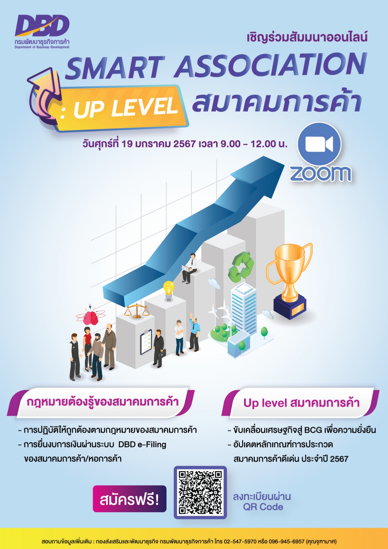 ประชาสัมพันธ์กิจกรรมสัมมนาออนไลน์ “SMART Association : Up Level สมาคม ...
